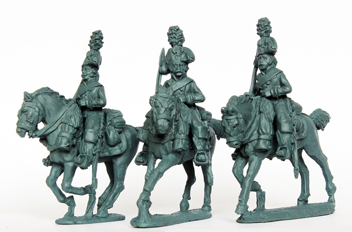 SAX 34 Chevauxleger galloping, swords shouldered, 1806 - Perry Miniatures